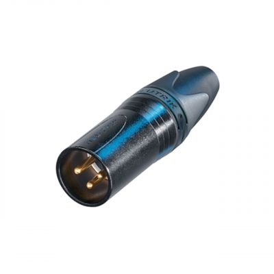 Neutrik XLR male 3 pole cable connector | K03U001038